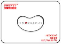 China ISUZU 4JJ1 4JK1 TFR Cooling Fan Belt 8-97362926-0 5876100570 8973629260 for sale