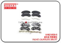China ISUZU NPR Front Disc Brake Caliper Pad Kit 8982169260 8971686340 for sale