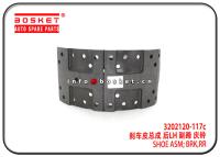 China ISUZU FVR34 VC46 Rear Brake Shoe Assembly 3202120-117c 3202120117c for sale