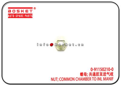 China Isuzu 0911502100 0-91150210-0 Common Chamber to Inlet Manifold Nut for 4JB1 NKR55 for sale
