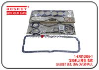 China ISUZU 6HE1 FSR Engine Overhaul Gasket Set 1-87810868-1 1878116210 2.21kg for sale