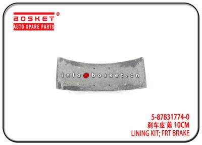 China ISUZU 5878317740 5878700280 Front Brake Lining Kit for 4HF1 K4459 NPR66 2.26kg for sale