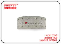 China ISUZU 5878317740 5878700280 Front Brake Lining Kit for 4HF1 K4459 NPR66 2.26kg for sale