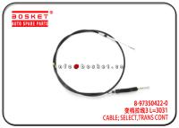 China ISUZU 4HF1 NPR MYY5T Transmission Control Select Cable 8-97350422-0 8973504220 for sale