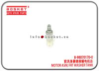 China ISUZU FTR FVR VC46 Front Washer Tank Motor Assembly 8-98070170-0 8980701700 12V for sale