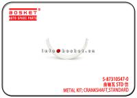 China ISUZU 4HF1 NKR Standard Crankshaft Metal Kit M801H STD 5-87310547-0 5873105470 for sale