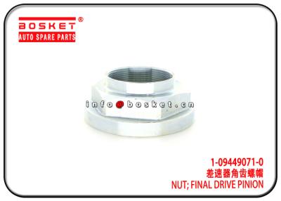 China ISUZU 1-09449071-0 1094490710 Final Drive Pinion Nut for CXZ81 10PE1 0.43kg for sale