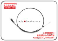 China ISUZU 8-97089987-3 8970899873 Transmission Control Select Cable for 4JB1 MSB5M NKR55 1.9kg for sale