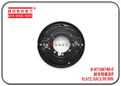 China ISUZU 8971687480 8-97168748-0 Rear Brake Back Plate for NPR 4HK1 5.784kg for sale