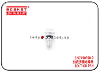 China ISUZU 8-97190390-0 8971903900 Oil Pan Bolt for 4HF1 4HG1 NPR 0.02kg for sale