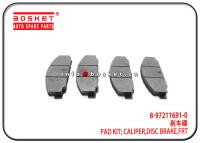 China ISUZU 8972116910 8-97211691-0 Front Disc Brake Caliper Pad Kit for 4HG1 NPR 4.3kg for sale