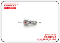 China ISUZU 4JB1T NKR55 Oil Pump Relief Valve 8-97311976-0 8973119760 0.086kg for sale