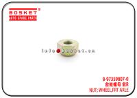 China ISUZU 4HE1TC NKR NPR Front Axle Wheel Nut 8-97359807-0 8973598070 for sale
