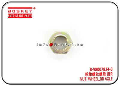 China ISUZU 4HG1 NPR71 Rear Axle Wheel Nut 8-98007824-0 8980078240 0.15kg for sale