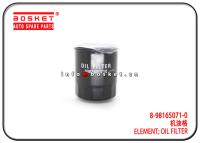 China ISUZU TFR TFS D-MAX Oil Filter Element 8-98165071-0 8981650710 for sale