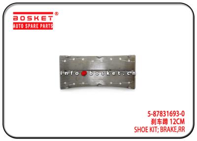 China Isuzu NPR ELF500 4HK1-T Rear Brake Shoe Kit 5-87831693-0 5878316930 for sale
