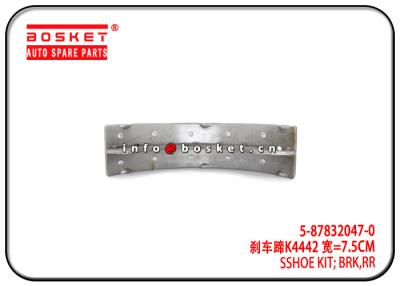 China Isuzu NPR ELF300 4HK1 Rear Brake Shoe Kit 5-87832047-0 5878320470 for sale