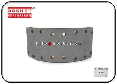 China Isuzu Rear Brake Shoe Kit 5878316930 5-87831693-0 for 4HK1 NPR 700P 9.5kg for sale