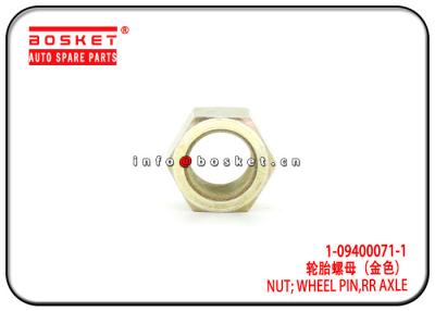 China ISUZU 1-09400071-1 1094000711 Rear Axle Wheel Pin Nut for 10PE1 CXZ81 VC46 for sale