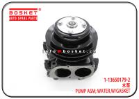 China ISUZU 10PE1 CXZ81 Water Pump Assembly 1136501792 1-13650179-2 with Gasket 15.9kg for sale