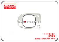 China Exhaust Manifold to Head Gasket 1-14145182-1 1141451821 for ISUZU 6WG1 CXZ for sale