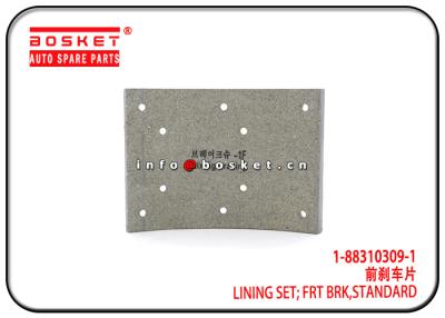 China ISUZU 1-88310309-1 1883103091 Standard Front Brake Lining Set for 6WF1 CXZ51K for sale