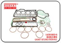 China ISUZU DA220 Engine Overhaul Gasket Set 5-87810033-0 5878100330 for sale
