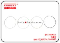 China Standard Piston Ring Set 8-97166992-1 8971669921 for ISUZU 4HE1 600P NKR NPR for sale