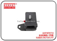 China Isuzu 4HK1 4HE1 NPR Front Engine Foot Rubber 8-97187417-0 8971874170 Engine Mount for sale