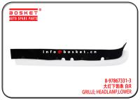 China Isuzu NKR55 4JB1 Lower Head Lamp Grille 8978673313 8-97867331-3 for sale