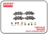 China Isuzu D-MAX09 TFR Front Disc Brake Caliper Pad Kit 8-98079104 898079104 2KG for sale