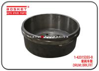 China Isuzu FTR33 6HH1 Front Brake Drum 1-42315355-0 1423153550 Truck Chassis Part 45kg for sale