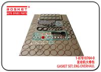 China ISUZU 10PD1 CXZ Engine Overhaul Gasket Set 1-87810764-0 1878107640 4KG for sale