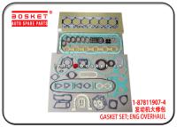 China ISUZU 6BD1T XE Engine Overhaul Gasket Set 1-87811907-4 1878119074 2kg for sale