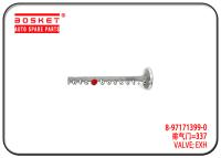 China ISUZU 4HG1 4HF1 NQR71 Exhaust Valve 8-97171399-0 8971713990 0.132kg for sale