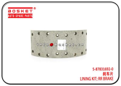 China Isuzu 5878316920 Rear Brake Lining Kit for 700P NKR 2.7kg for sale
