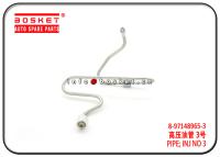 China ISUZU 4HE1 NPR Injection No 3 Pipe 8971489653 8-97148965-3 Fuel Line for sale