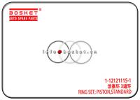 China Standard Piston Ring Set for ISUZU 6BG1T FSR12 1-12121115-1 1121211150 0.095kg for sale