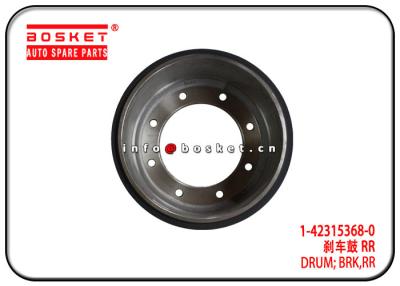 China Isuzu FSR800 Rear Brake Drum 1-42315368-0 1423153680 30kg Truck Chassis Part for sale