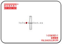 China Isuzu FVR Truck Rear Spring Shackle Pin 1-51361021-1 1513610211 0.6kg for sale