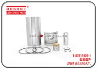 China ISUZU 6BG1TC Engine Cylinder Liner Set 1-87811409-1 1878114091 2.5kg for sale