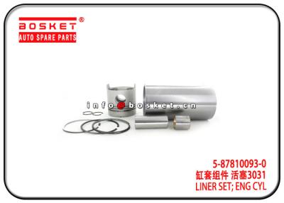 China Isuzu 4BD1 6BD1 Engine Cylinder Liner Set 5-87810093-0 5878100930 for sale