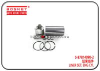 China ISUZU 4JH1 NHR Engine Cylinder Liner Set 5-87814090-2 5878140902 1.9kg for sale