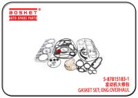 China ISUZU 4JA1 TFR Engine Overhaul Gasket Set 5-87815183-1 5878151831 1.5kg for sale
