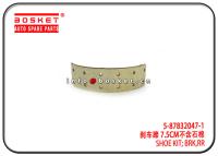 China Isuzu NPR 4HK1 Rear Brake Shoe Kit 5878320471 5-87832047-1 6.32kg for sale