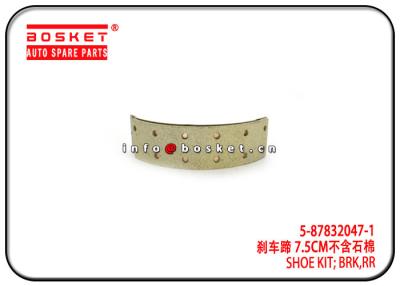 China Isuzu NPR 4HK1 Rear Brake Shoe Kit 5878320471 5-87832047-1 6.32kg for sale