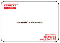 China Isuzu 8-94248703-0 8942487030 Clutch Pipe Flex Hose for 4JA1 NHR54 0.088kg for sale