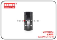 China Isuzu 4JJ1 TFR TFS Oil Filter Element 8-97358720-0 8973587200 0.6kg for sale