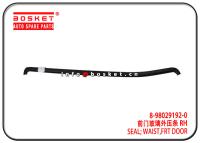 China Isuzu NMR VC46 700P Front Door Waist Seal 8-98029192-0 6107140-P301 8980291920 for sale