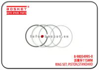 China Standard Piston Ring Set for Isuzu 4HG1 4HJ1 NPR71 8-98054995-0 8980549950 for sale